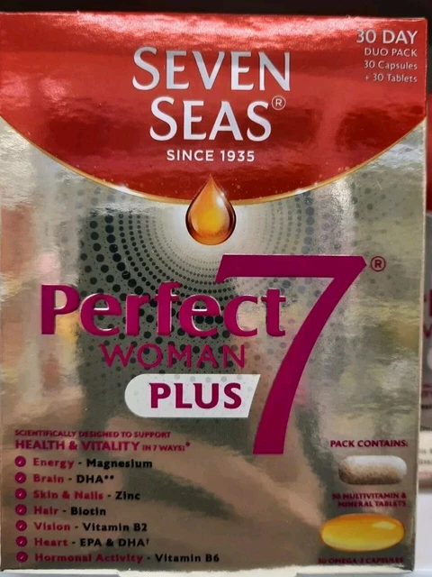 SEVEN SEAS PERFECT7 Woman Plus Multivitamins - 60 Capsules £14.95 ...