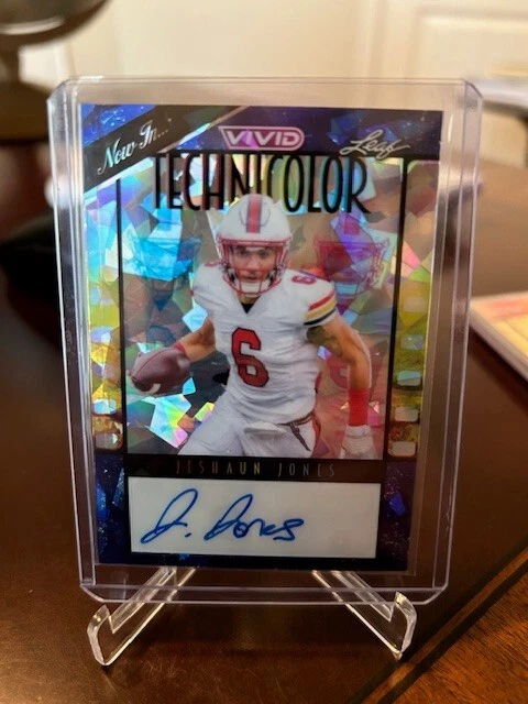 2024 LEAF VIVID Football - Jeshaun Jones - Voiture Technicolor - 1/7 ...