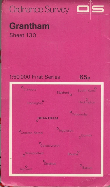 1974 ORDNANCE SURVEY First Series Map Of Granth... - os - Good - Map ...