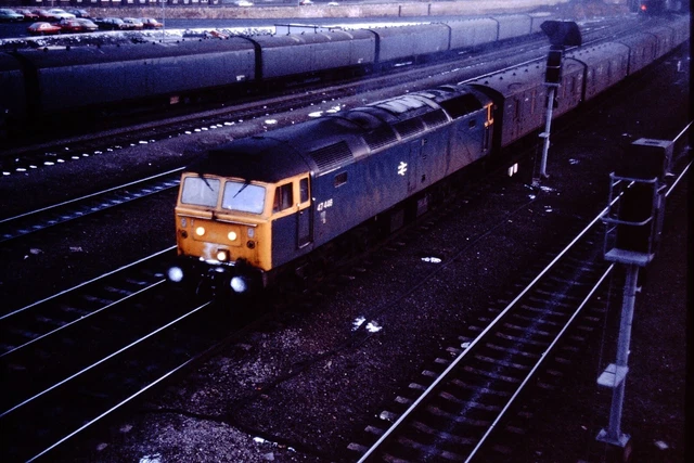 1970S 1980S BRITISH Rail BR Diesel Electric 47446 Loco Railway Slide ...
