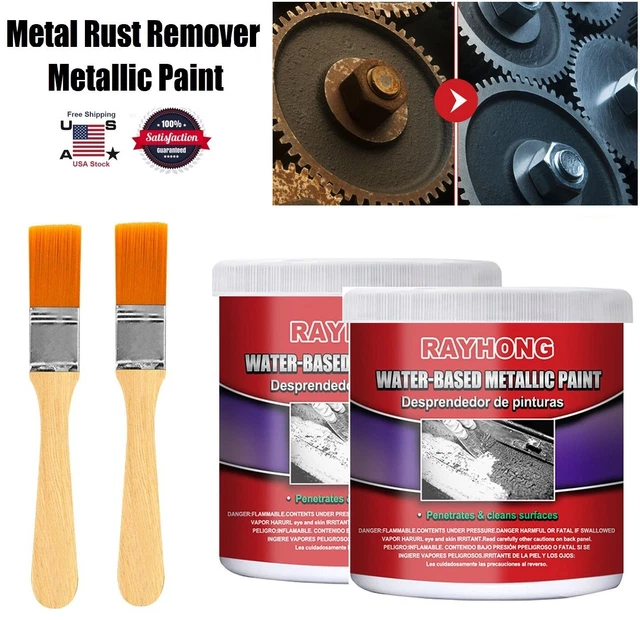 2× CAR ANTI-RUST Chassis Converter Water-Based Primer Metal Rust ...