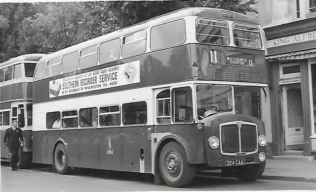 BUS PHOTO: 324CAA King Alfred, Winchester. 1961 AEC Bridgemaster / Park ...