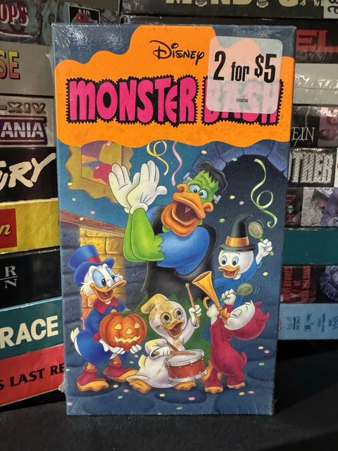 DISNEY MONSTER BASH VHS Tape 1995 Halloween Cartoon New & Sealed £18.97 ...