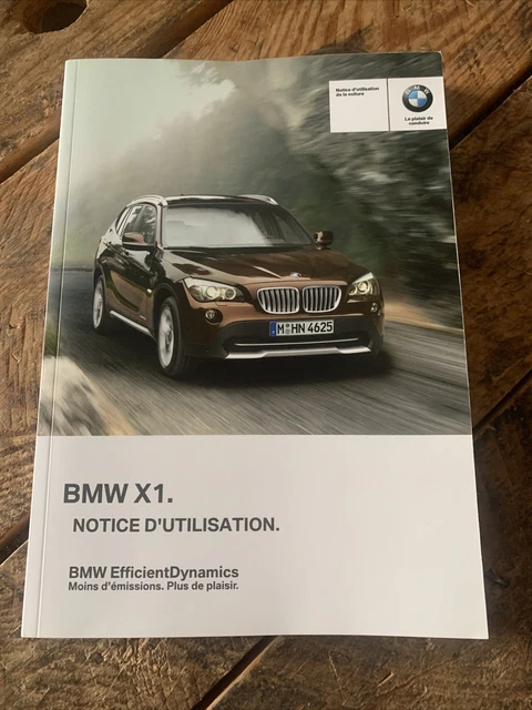 MANUEL NOTICE D Utilisation BMW X1 EUR 45,00 - PicClick FR
