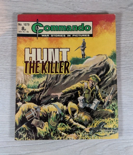 COMMANDO COMIC ISSUE Number 1079 Hunt The Killer - Vintage Comic £3.95 ...