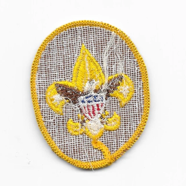 PATCH TENDERFOOT RANK 1972 TFB-1-7-02 dos en tissu garçons scouts BSA ...