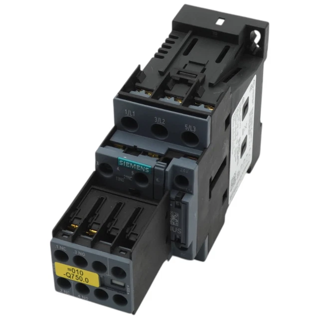 SIEMENS SIRIUS 3RT2024-1BB44 E: 04 Leistungsschütz inkl. Hilfsschalter ...