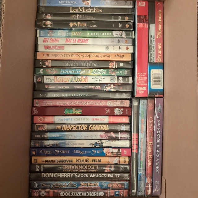 32 DVD WHOLESALE Lot New Sealed Reseller Movie Bulk DVD's Mix Genre Lot ...