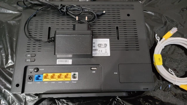 MODEM WIND TRE 3 Hub ZTE ZXHN F6645P GPON ONT Router WiFi 6 FIBRA FTTH ...