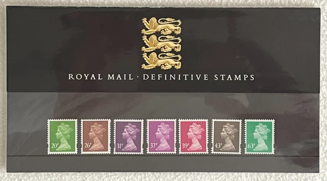STAMPS - ROYAL Mail Definitive Stamps No. 35 Machin 20p-63p - 1996 £6. ...