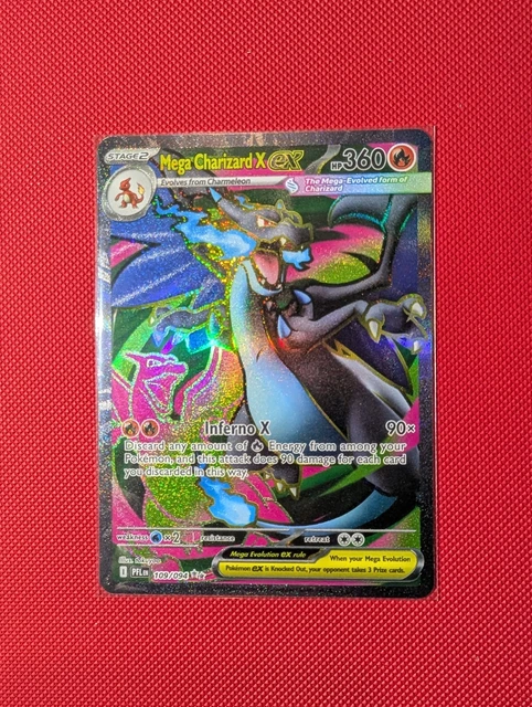 MEGA CHARIZARD X EX Phantasmal Flames 109/094 Full Art TCG £125.48 ...