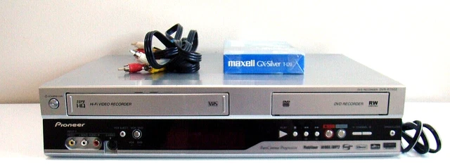 PIONEER DVR-RT502 DVD Recorder / VCR Recorder Combo Player VHS 4-Head Dolby $99.95 - PicClick CA