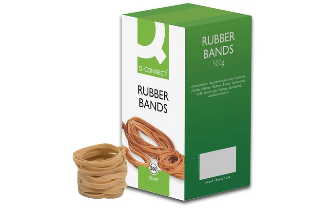 Q-CONNECT RUBBER BANDS No.63 76.2 x 6.3mm 500g KF10548 1 Number 63 ...