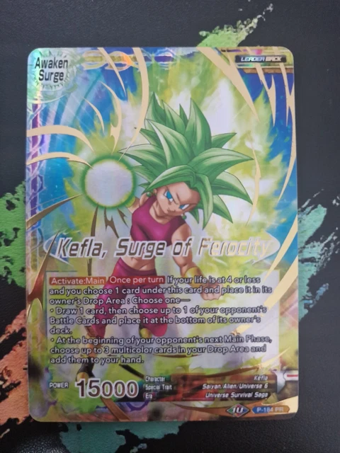 KEFLA SURGE OF Ferocity Promo - Dragon Ball Super Card P-184 £3.00 ...