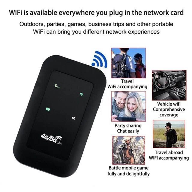 4G MIFI ROUTER WiFi Modem WiFi 150Mbps with Sim Card Slot MiFi N6Q27467 ...