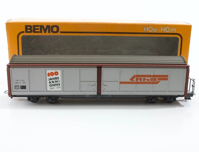 RHB SLIDING WALL Wagon 100 Jahre Anniversary BEMO HOm 2278-1 EUR 20,25 ...