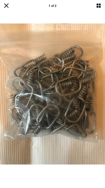 50 11 GAUGE Snare Swivels Traps Trapping Raccoon Coyote Fox Snares ...