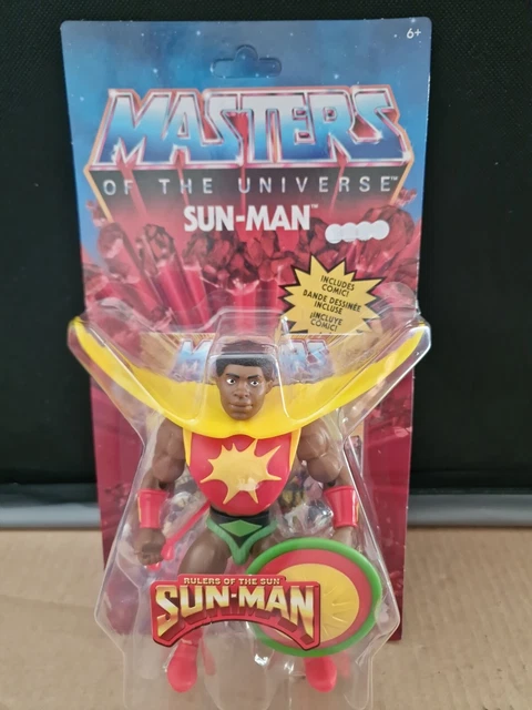 MATTEL MASTERS OF the Universe Origins Sun-Man Action Figure Heman He ...