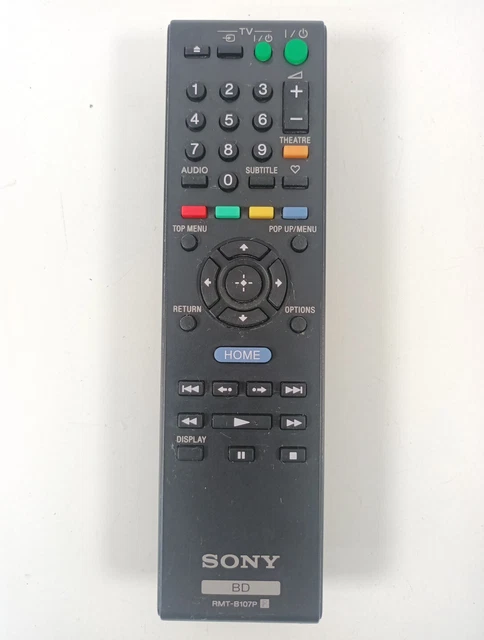 ORIGINAL SONY RMT-B107P Remote Control For BDP-S270 BDP-S370 Blu-ray ...