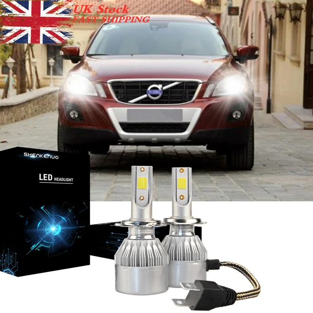 FOR VOLVO XC60 H7 Genuine Cool white Intense Low Dip Beam LED Headlight ...