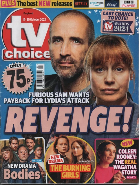 TV CHOICE 14 October 2023 Emmerdale Lydia (UK Magazine) £3.50 - PicClick UK