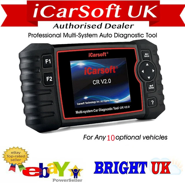 ICARSOFT CR V2.0 2025 Diagnostic Car Scan Tool - 10 MAKES | Official UK ...