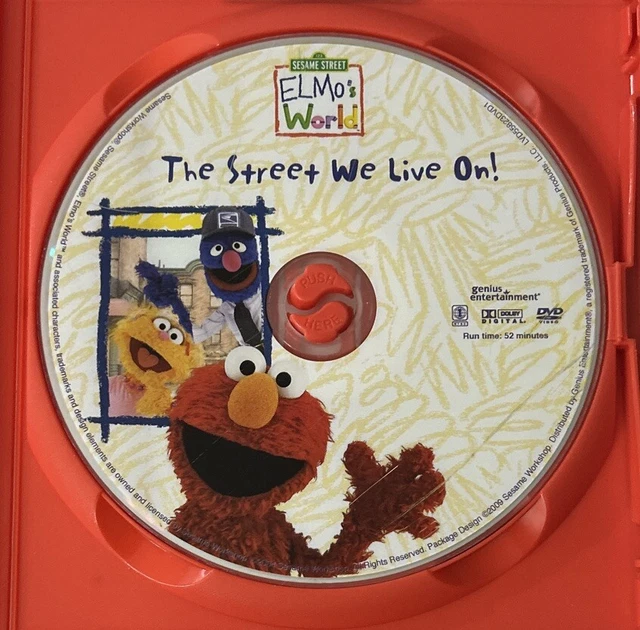 SESAME STREET ELMOS World The Street We Live On (DVD, 2004) FREE Ship ...