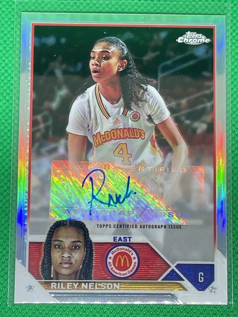 2023-24 TOPPS CHROME Mcdonald's Autographe Réfracteur Riley Nelson Auto EUR 7,28 - PicClick FR