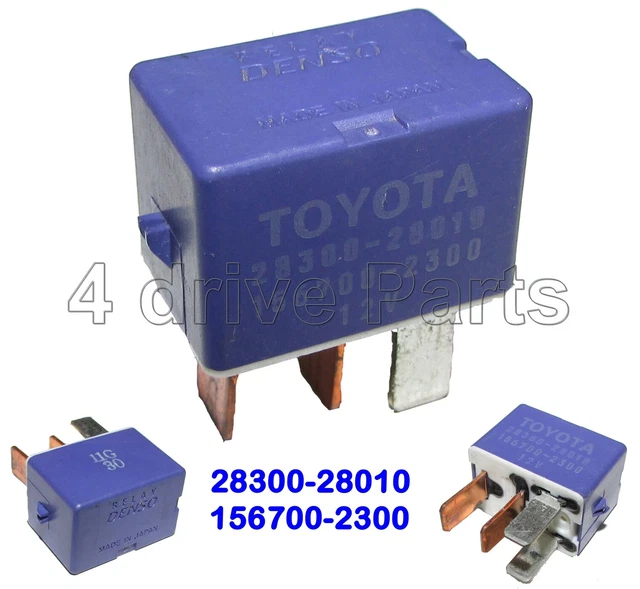 28300-28010 GENUINE TOYOTA Lexus Purple Starter Relay 4-Pin Denso ...