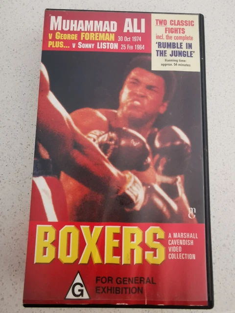 MUHAMMAD ALI BOXERS VHS video tape 1996 EUR 21,11 - PicClick FR