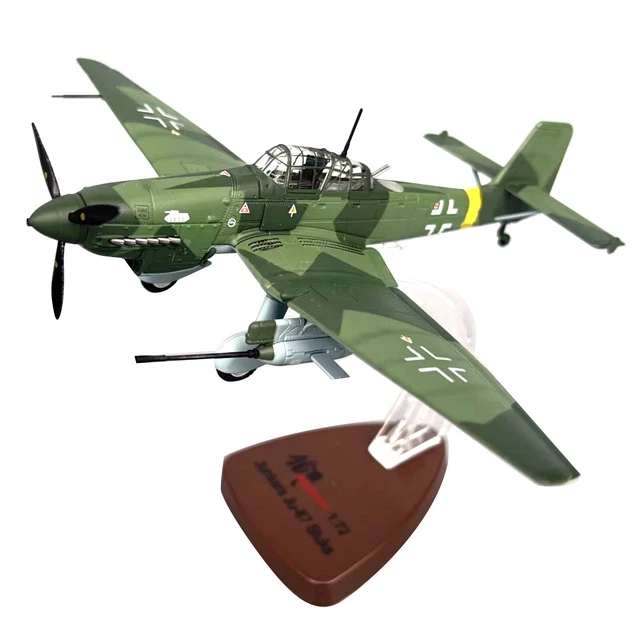 1/72 WWII GERMAN Stuka Junkers Ju-87G1 Dive Bomber Model High Quality ...