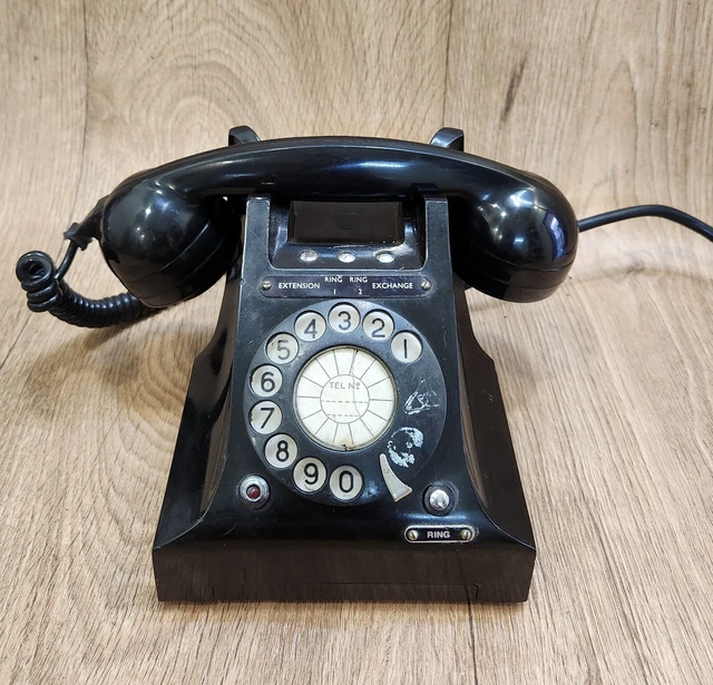 VINTAGE COLLECTIBLE ORIGINAL Bakelite Antique ITI Rotary Dial Classic ...