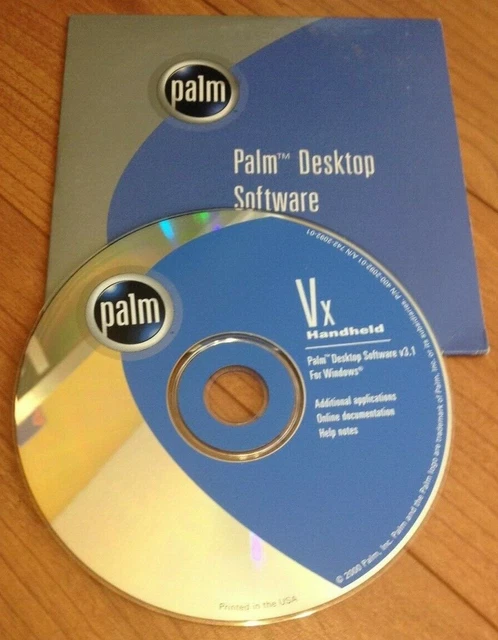 PALM VX HANDHELD CD-Rom Desktop Software for Windows 3.1 for Palm V/Vx PDA $4.95 - PicClick
