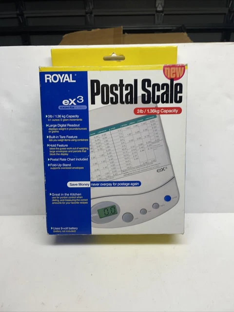 ESCALA POSTAL ROYAL EX3 Exacta 3 lb. Capacidad con caja original ...