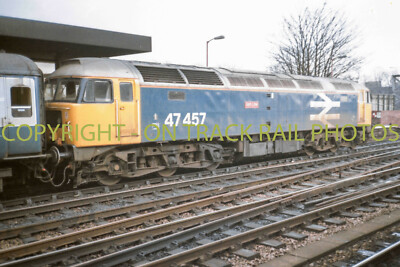 UK RAILWAY PHOTOGRAPH Of Class 47 47457. Rm47-2912 £1.70 - PicClick UK