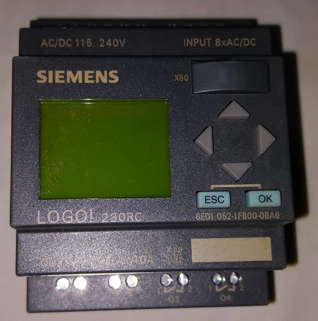 LOGO SIEMENS 6ED1052-1FB00-0BA6 ! Module logique 230 RC, relais 8DI/4DO ...