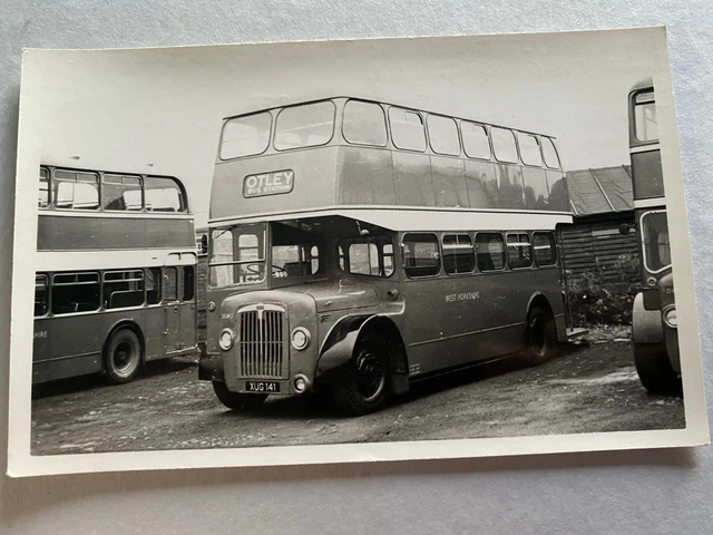 BUS PHOTO OTLEY Station Double Decker Daimler CVG 6 West Yorkshire XUG ...