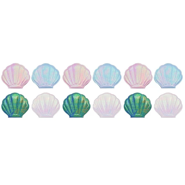 12 PCS PU Shell Doppelseitiger Spiegel Fräulein LED-Kompaktspiegel Mini ...