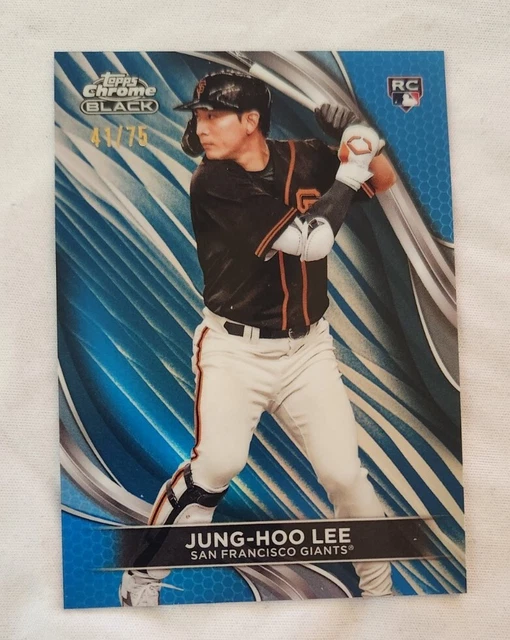 2024 TOPPS CHROME Noir Jung-Hoo Lee RC GÉANTS #61 - Vague Bleue #75 EUR 55,69 - PicClick FR