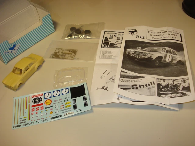 FORD ESCORT RS T.C. Mikkola Safari Rally 1972 1/43 Kit Tron unbuilt n ...
