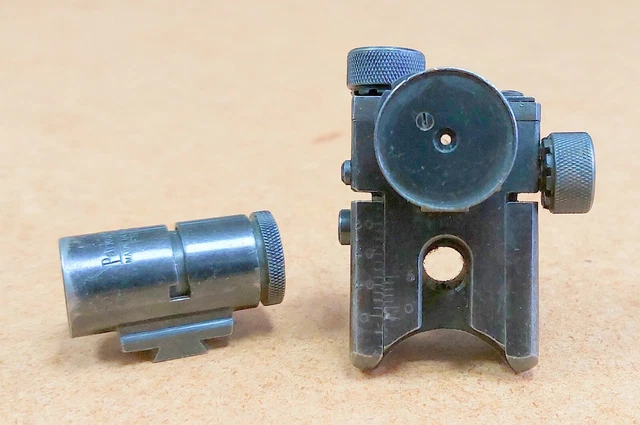VINTAGE PARKER HALE PH7 target rifle rear sight BSA martini rifles 12/ ...