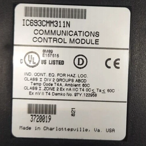 GE FANUC IC693CMM311N Series 90-30 Communications Module $400.00 - PicClick