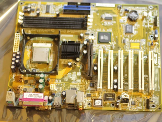 ASUS P4S8X-X SOCKET 478 ATX motherboard DDR AGP PCI IDE FDD audio £59. ...