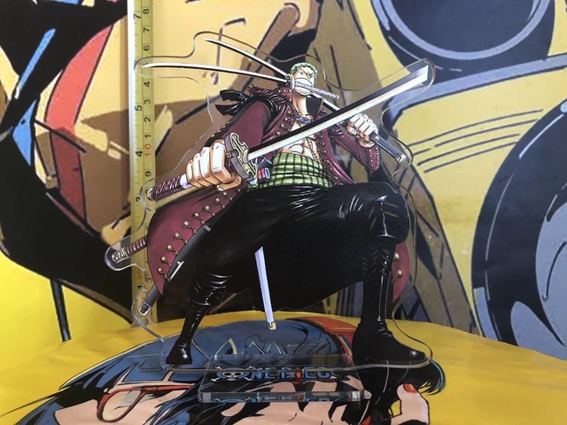 ONE PIECE RORONOA Zoro Anime Double Sided Acrylic Stand £8.00 - PicClick UK