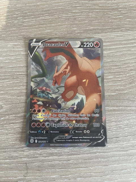 CARTE POKEMON DRACAUFEU V Alt 154/172 EB09 Stars Étincelantes FR Neuve ...