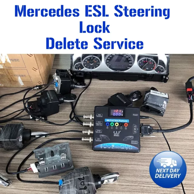 MERCEDES STEERING LOCK ESL ELV EIS Programming Service Emulator W204 ...