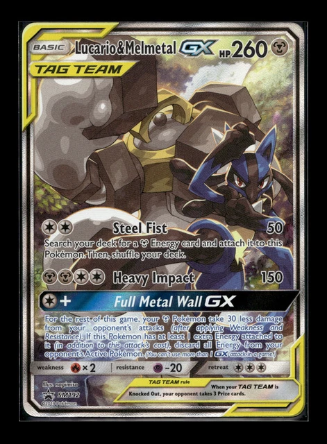 LUCARIO & MELMETAL GX #SM192 Pokemon Promo EUR 8,28 - PicClick FR