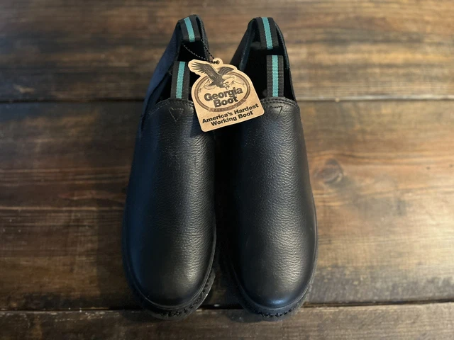 NEW GEORGIA GIANT Mens Black Romeo Steel Toe Work Boot Size 14M Gr270 £ ...