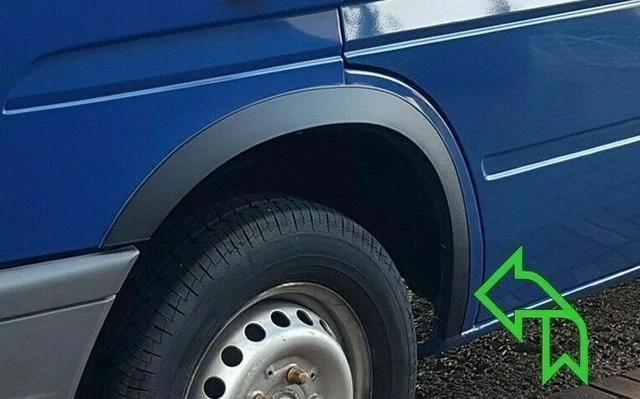VW LT 35 wheel arch trims FRONT left right wing Black style tuning new ...