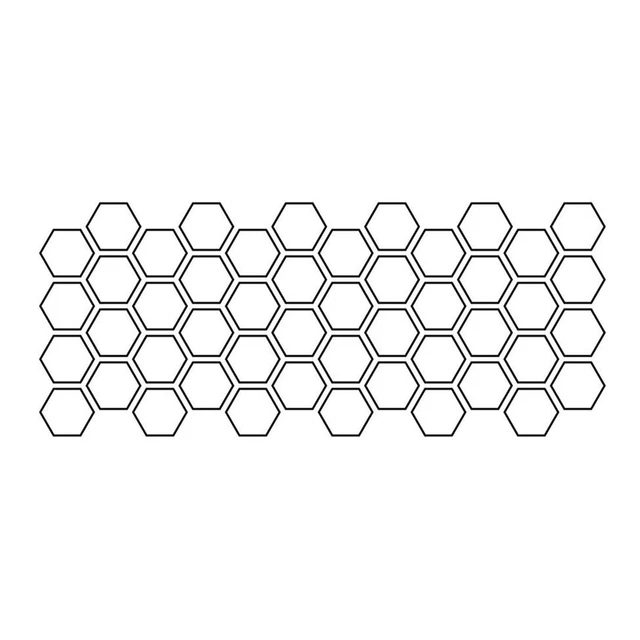 CAR BODY STICKER Vinyl Decals Honeycomb Graphic Decor DIY Waterproof ...